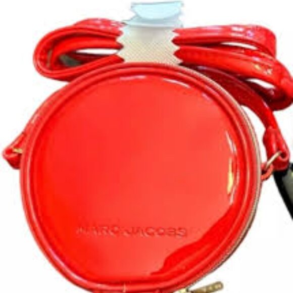 Marc Jacobs | Bags | Marc Jacobs Mini Patent Leather Red Crossbody Bag ...